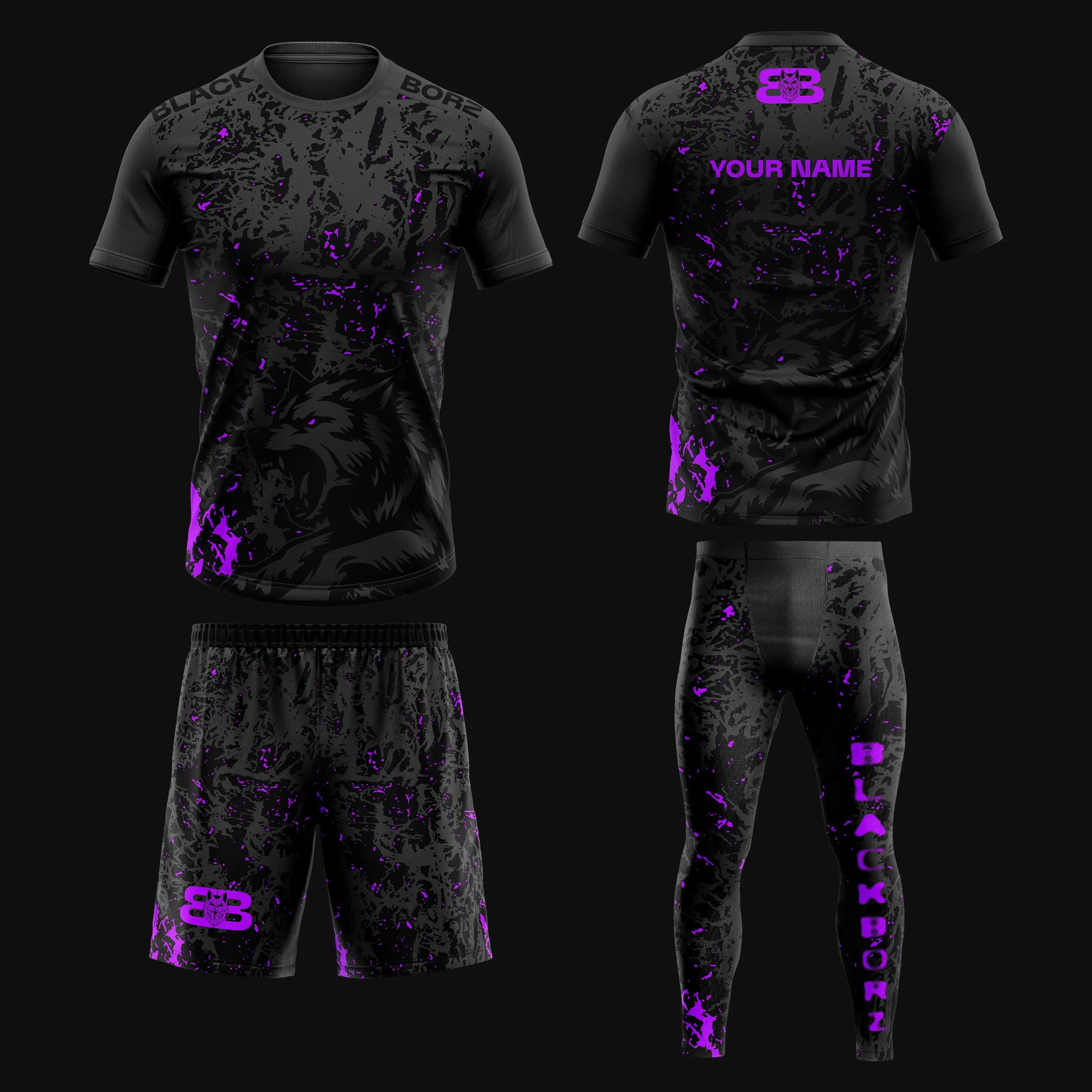 BLACKBORZ - DARK WOLF COMBO SET - BLACKBORZ